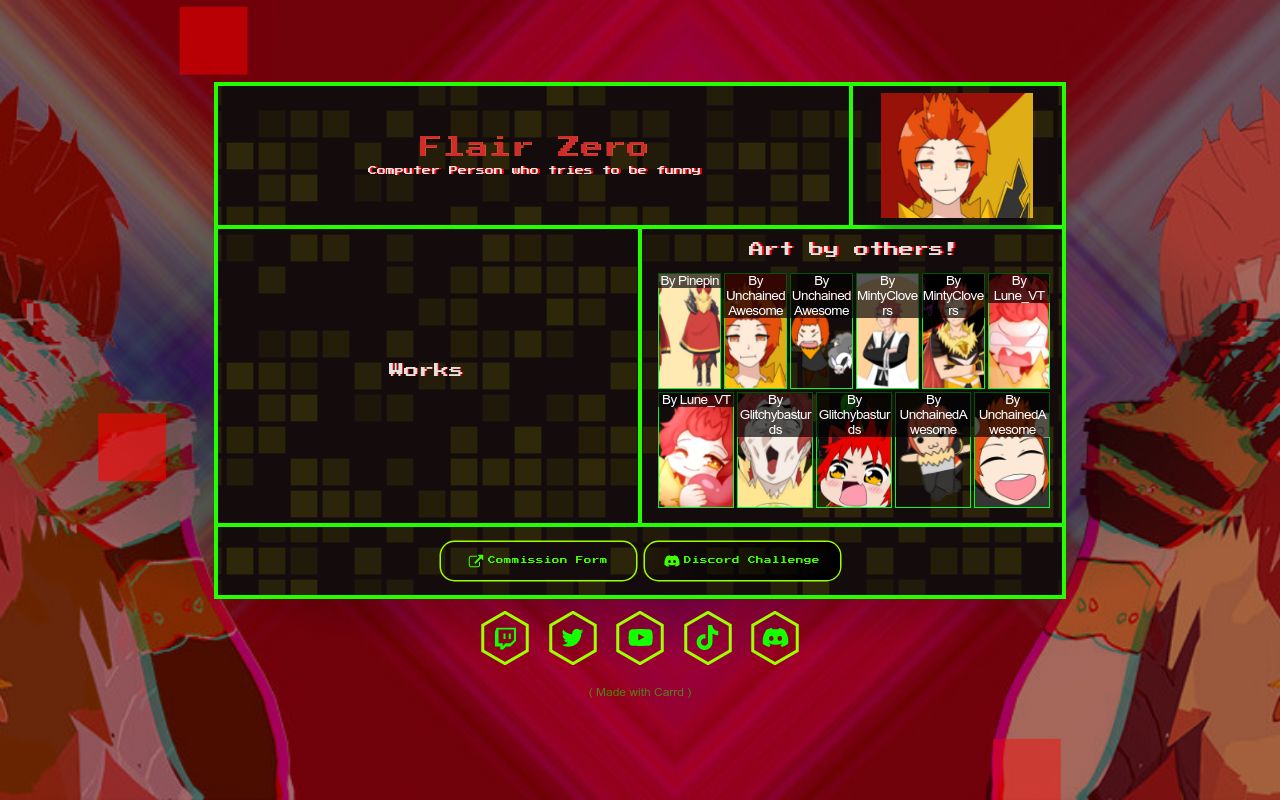 FlairZero's Carrd